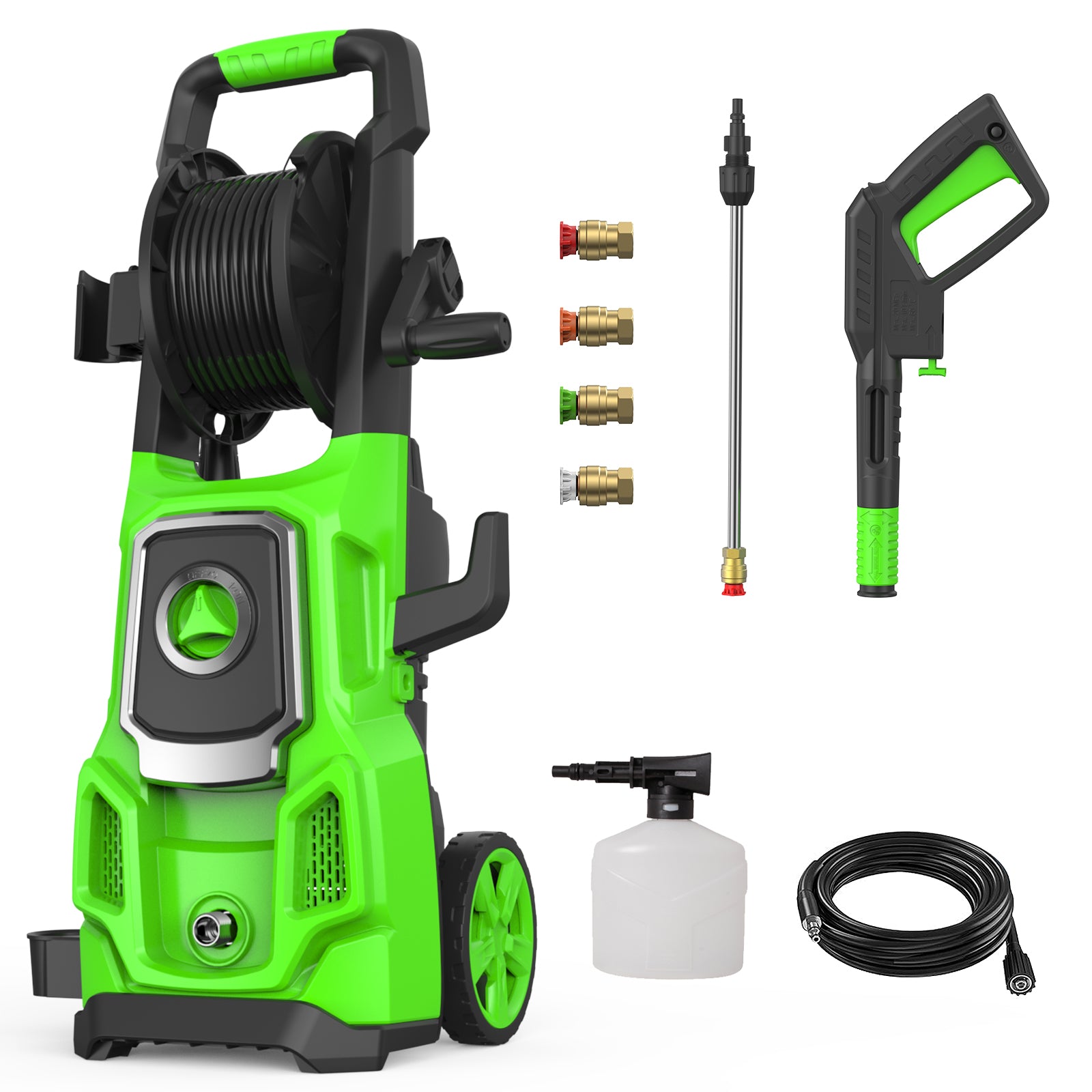Paris Rhone SI-TH004 Electric Pressure Washer, 3200 Max PSI, 2.6 GPM P